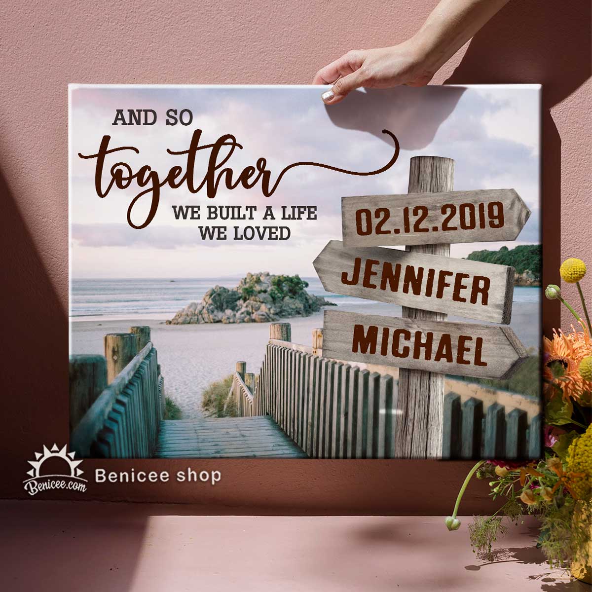 In Memory Of Picture Gift, Memory Canvas For Loved Ones, Personalized ...