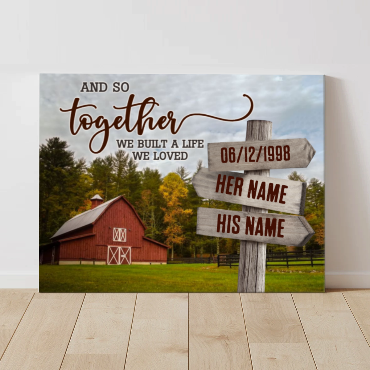 Valentine's Day Present For Him, Wedding Road Signs Personalized ...