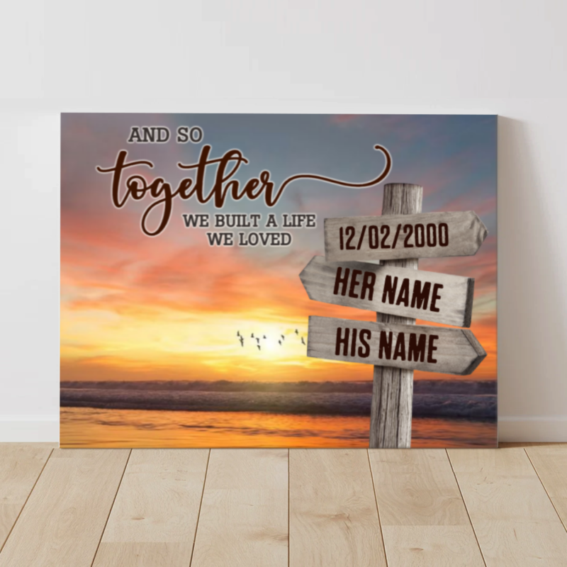 Custom First Date Map Gift, The Day We Met Map Print, First Anniversary ...