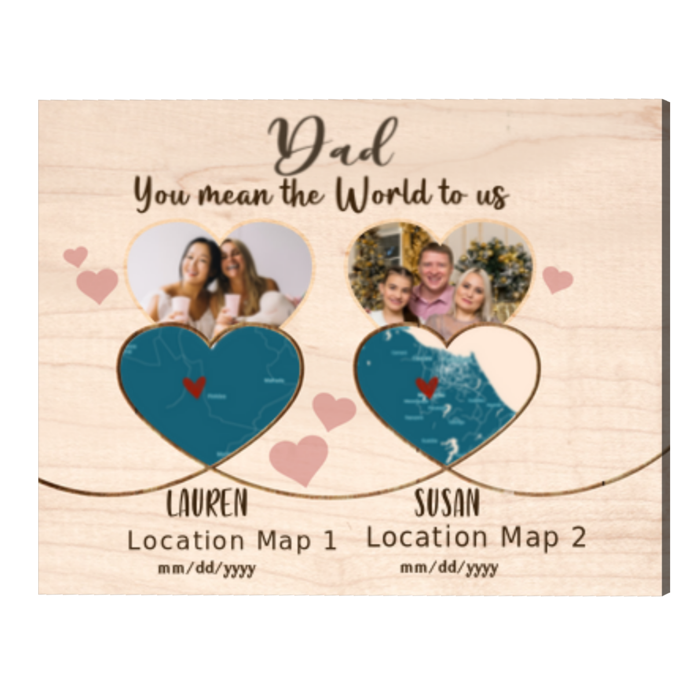 Personalized Long Distance Gifts For Dad, Fathers Day Long Distance ...
