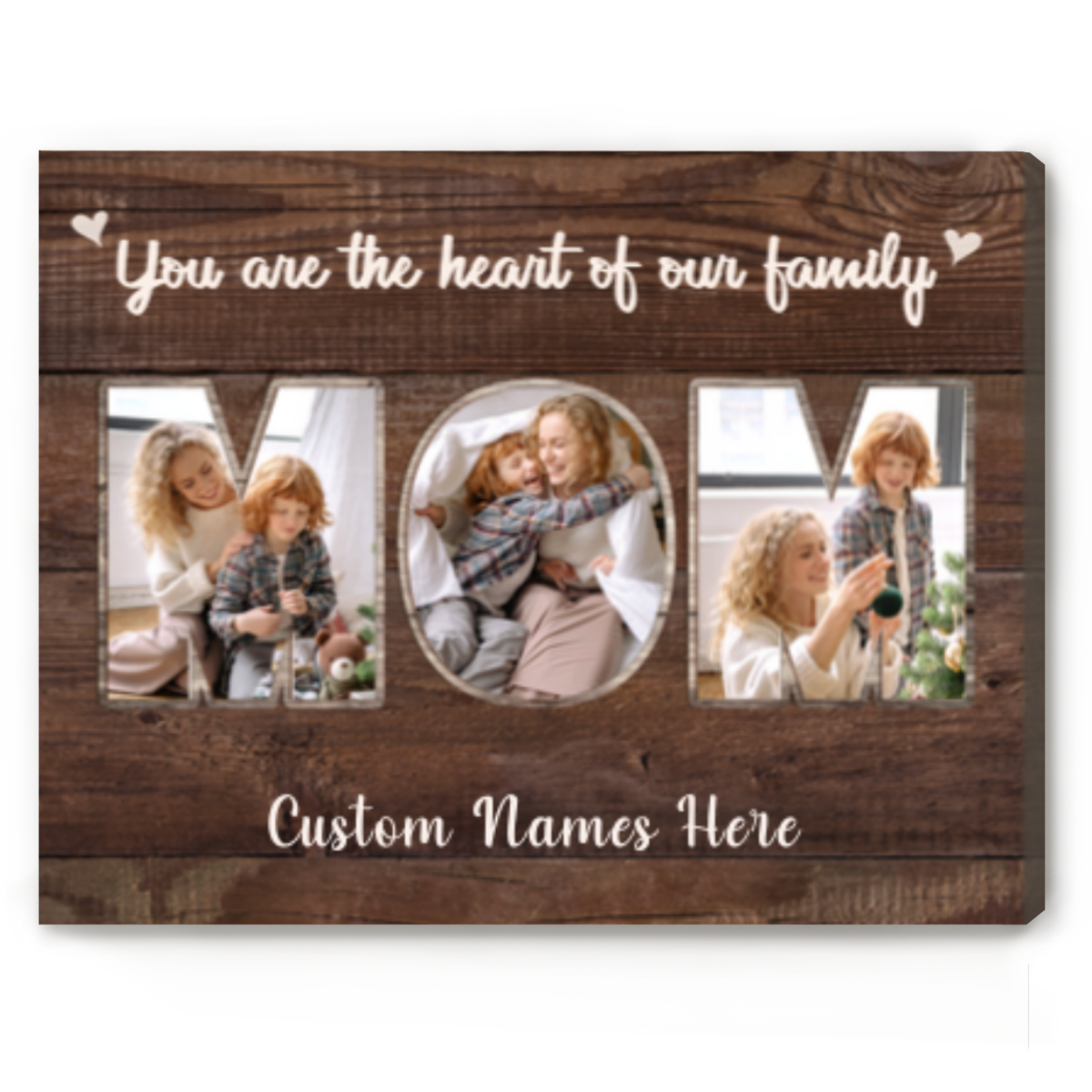 Personalized Photo Gifts For Mom Mom Photo Collage Canvas Gifts For 