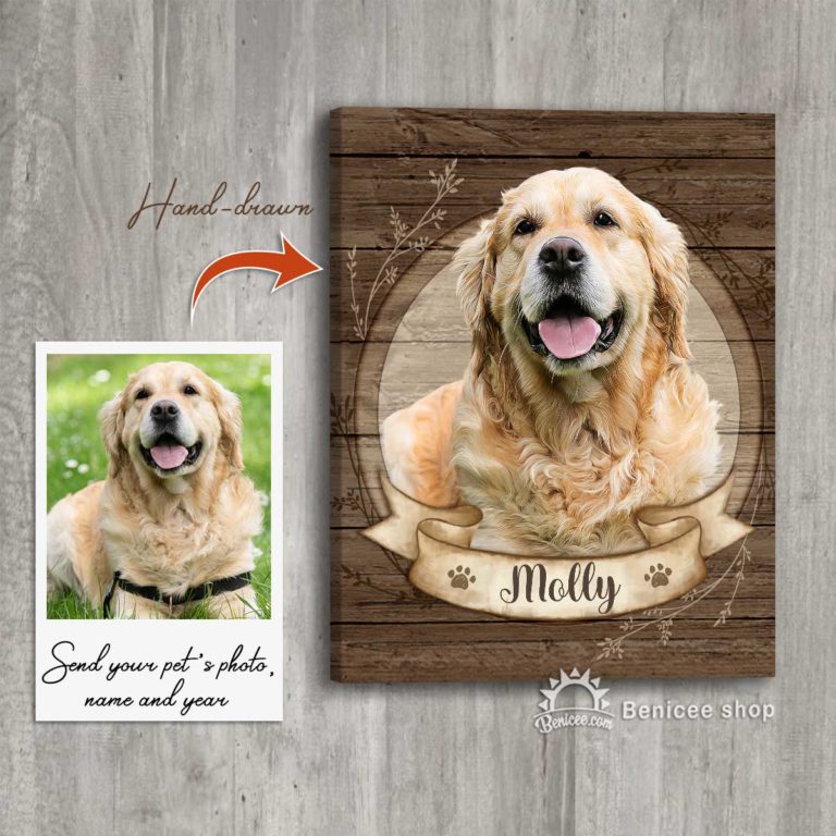 Pet Pictures On Canvas, Custom Pet Portrait Canvas - Best Personalized ...