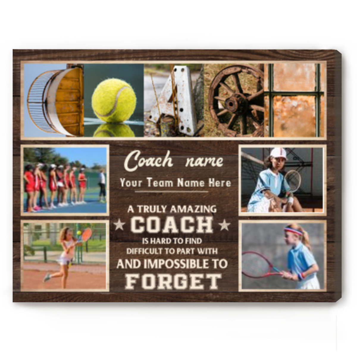 Personalized Tennis Coach Gifts, End Of Season Tennis Coach Gifts ...