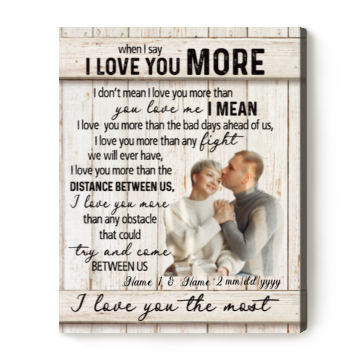 Personalized Gifts For Him With Pictures, Custom Couples Portrait From ...