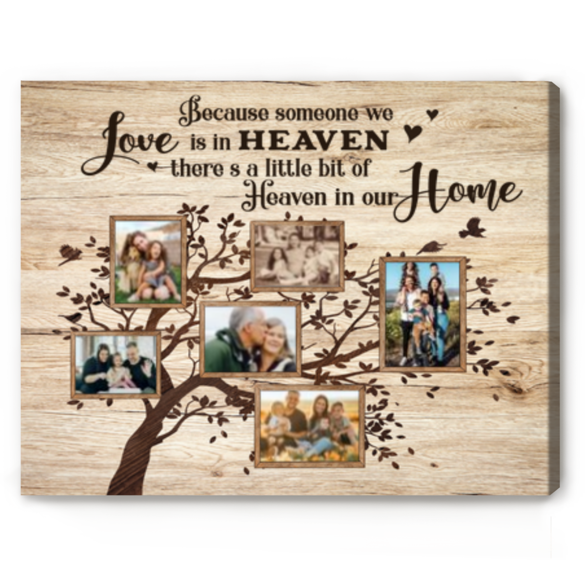 Custom Memorial Photo Gift, Remembrance Gifts, Canvas Pictures With ...