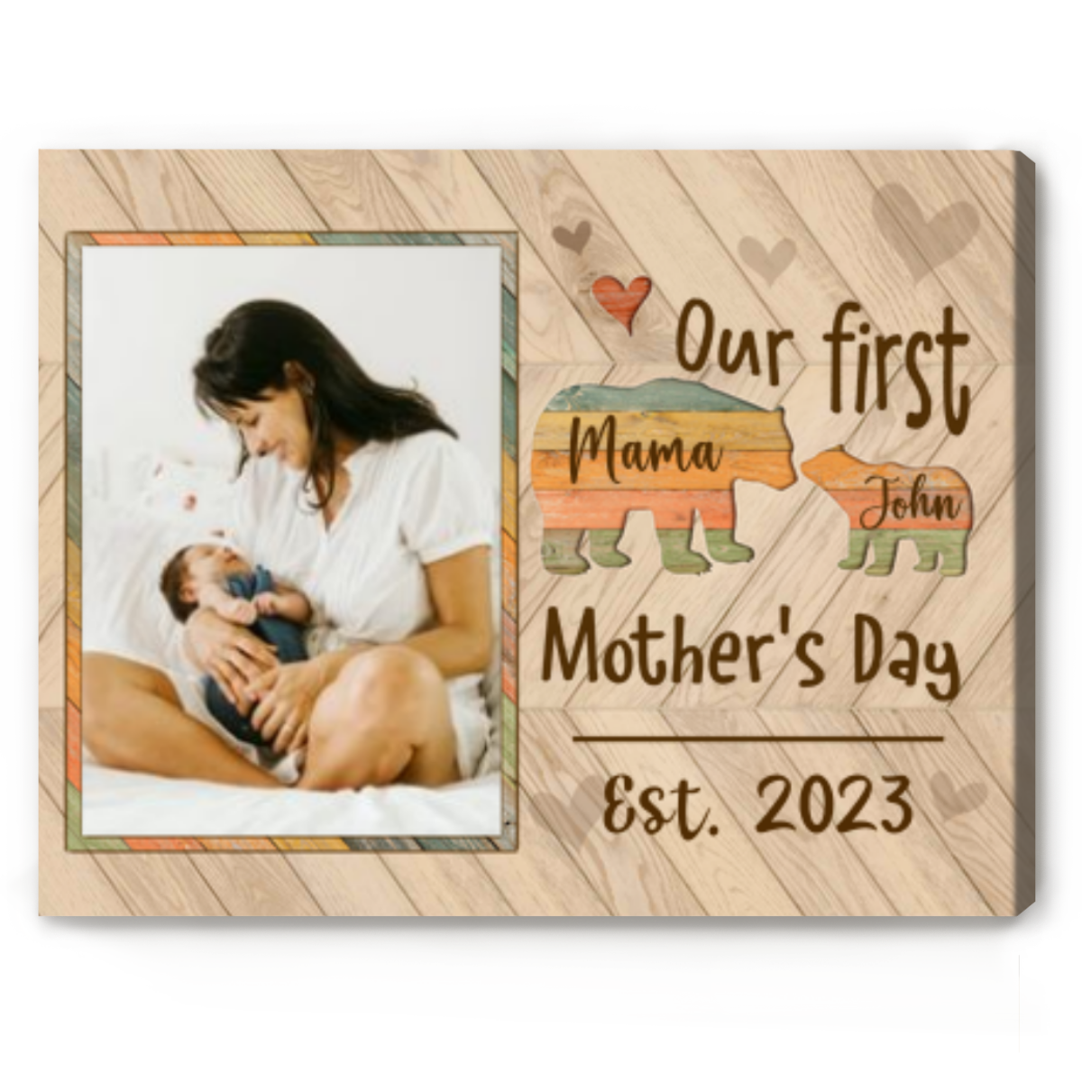 Personalized 1st Mother's Day Gift, Mother's Day Gift From Infant, Our ...