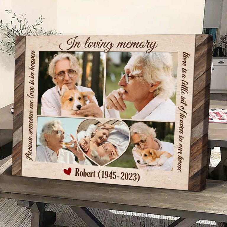 Memorial Canvas - Personalized Memorial Gifts - Benicee Shop