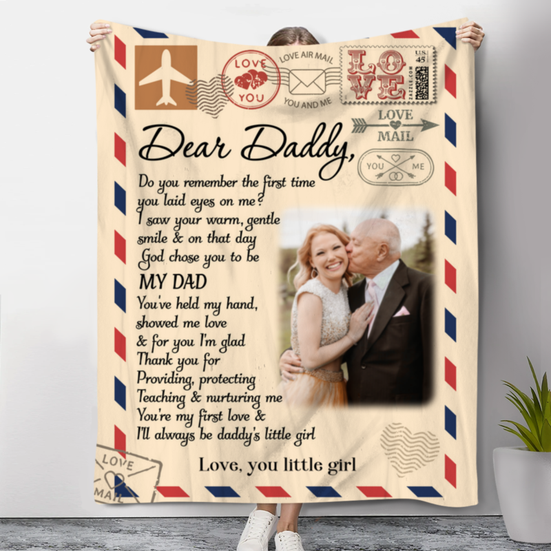 Fathers Day Blankets - Best Personalized Gifts For Everyone