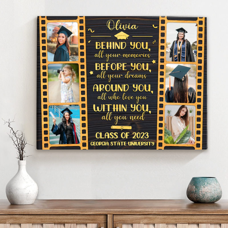Graduation Gift Personalized Photo Collage, Behind You All The Memories ...