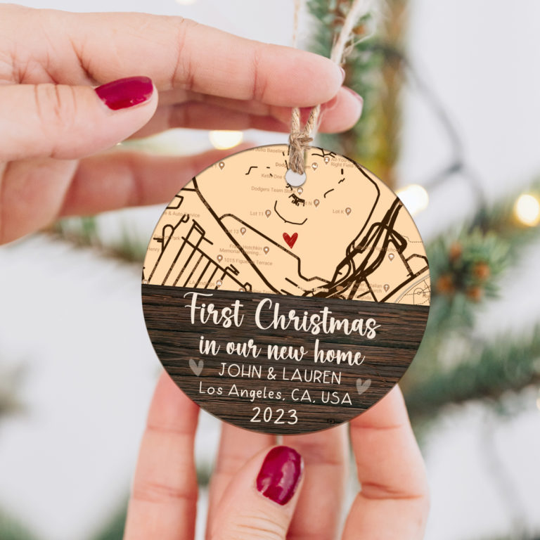 Personalized Our First Home Map Canvas, First Home Gifts, New Home ...