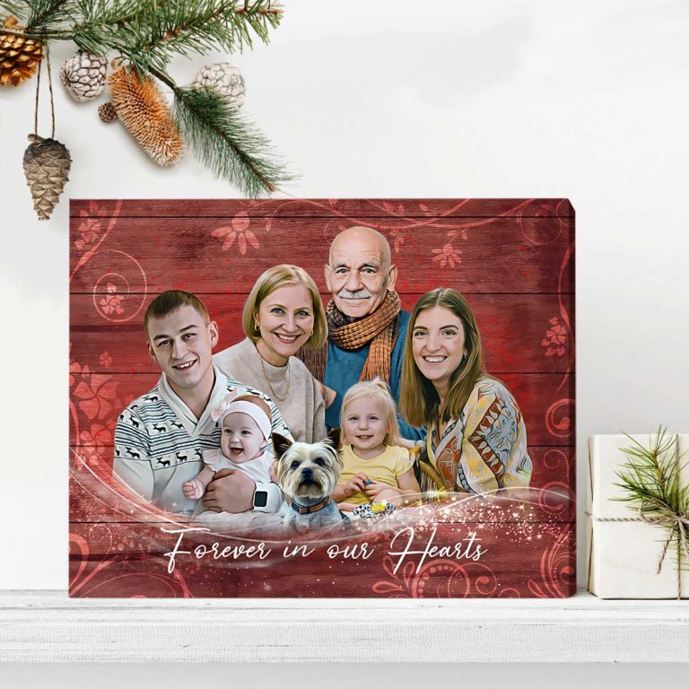 Portrait With Deceased Loved Ones, Family Portrait Painting From Photos ...