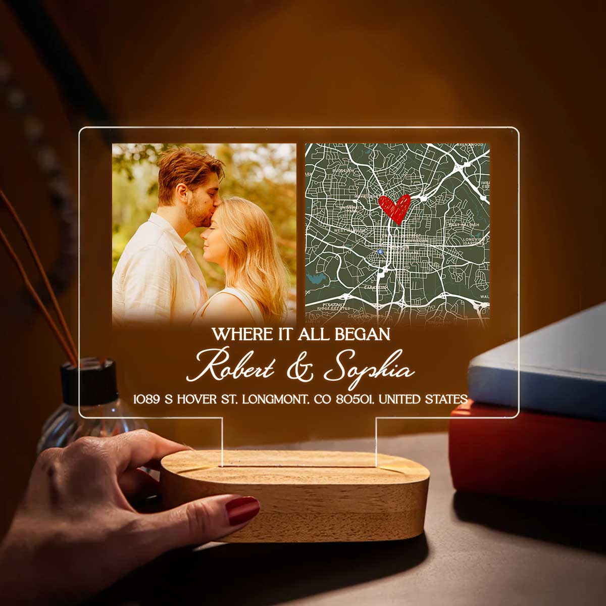 Where We Met Gifts Customwhere We Met Map Where It All Began Couple Map ...