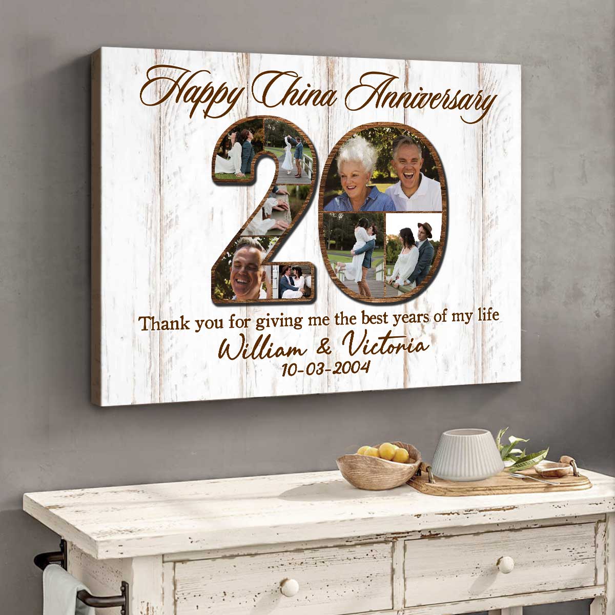 Traditional gift 20th wedding anniversary 60 photos - Astyledwedding.com