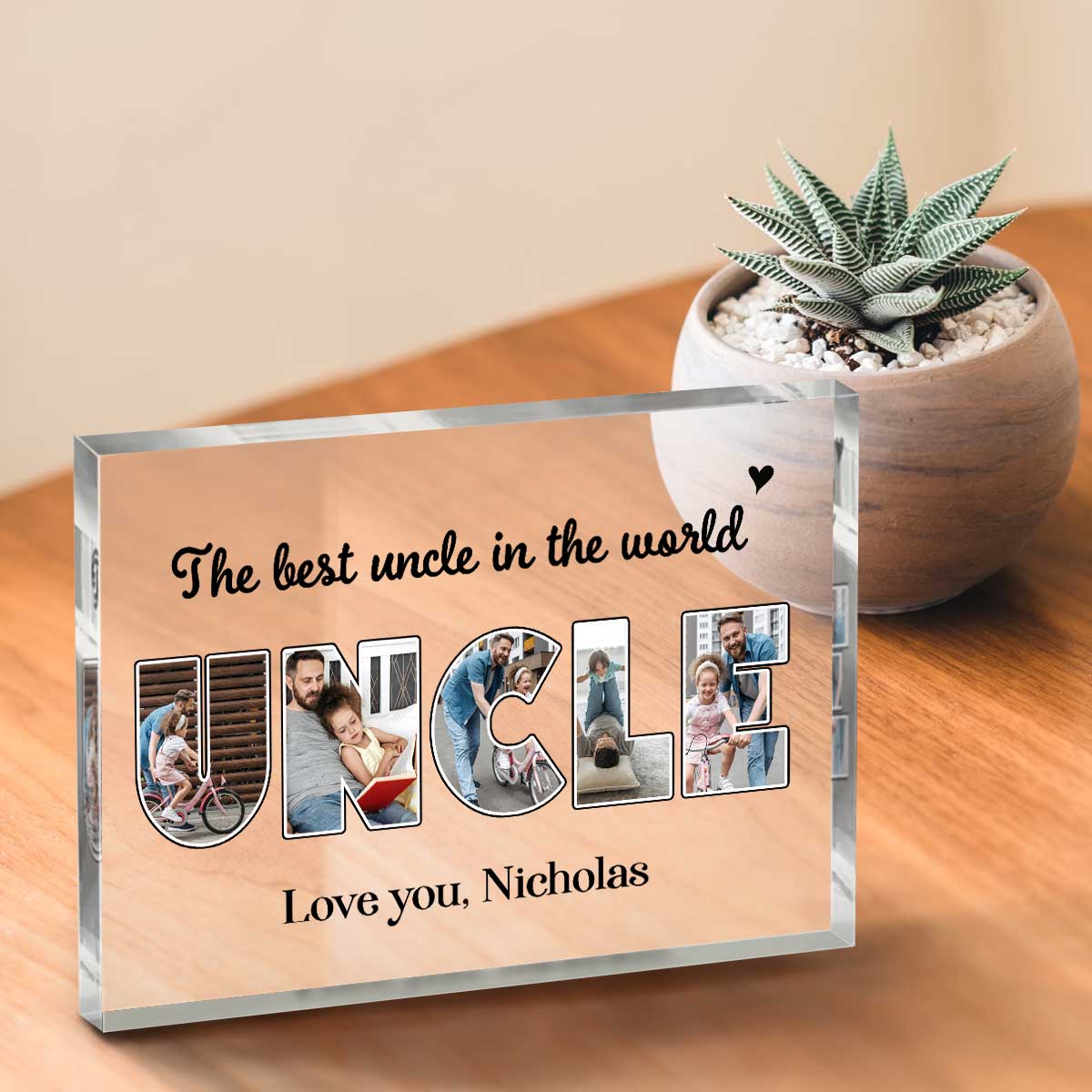 Dad Acrylic Plaque - Best Personalized Gifts For Everyone