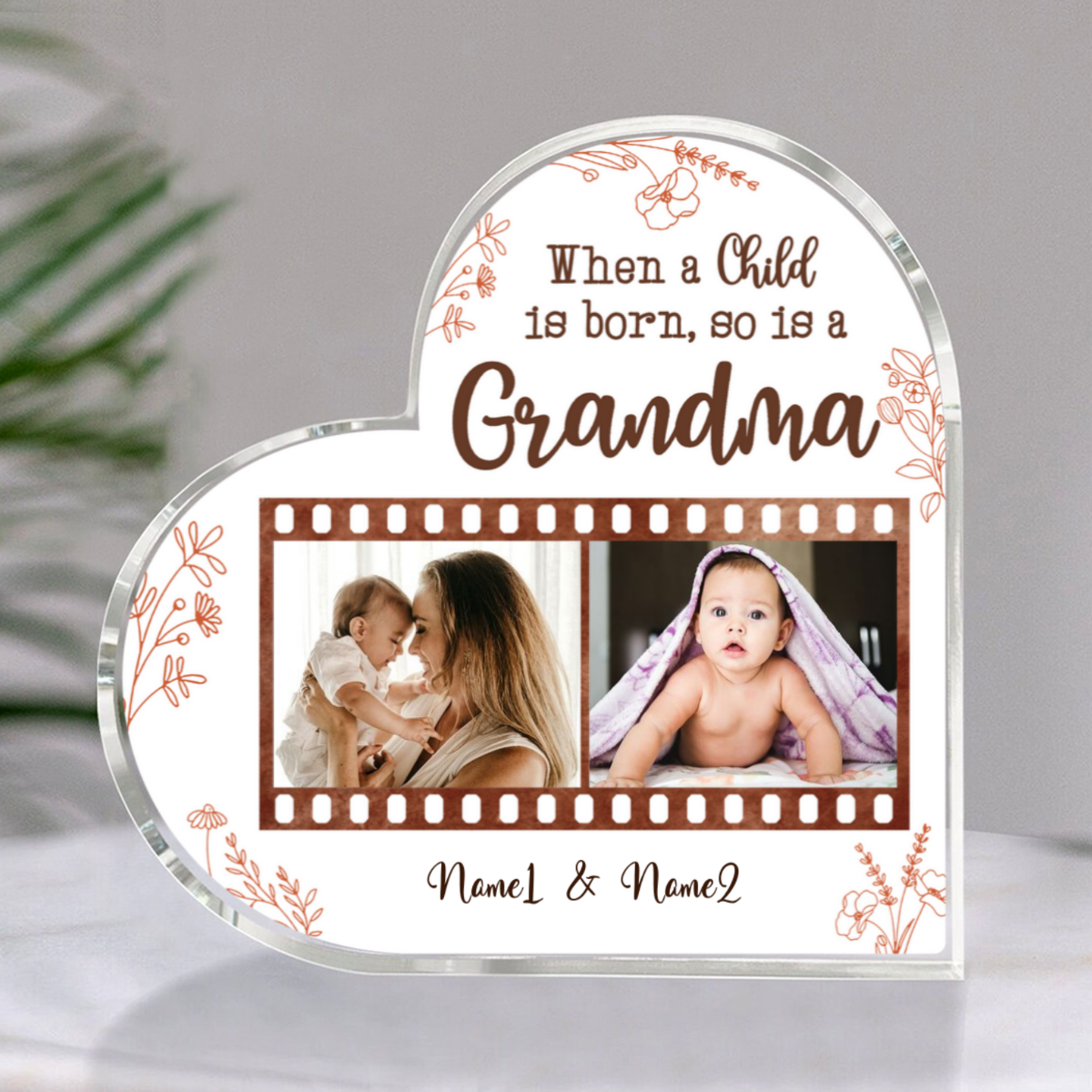 Mothers Day Gift For New Grandma, When A Child Is Born So Is A Grandma ...