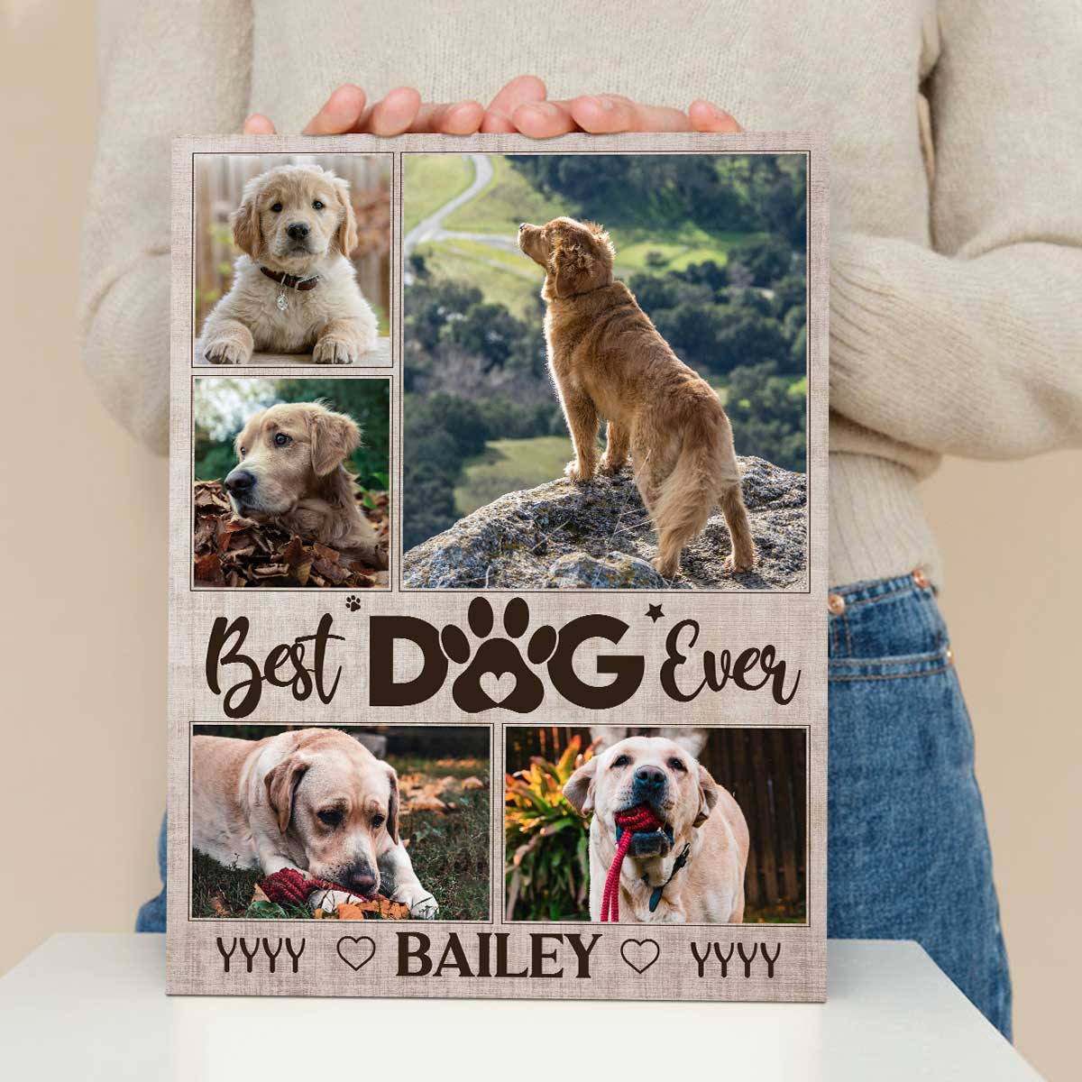 Personalized Pet Gifts | Custom Pet Portrait Canvas