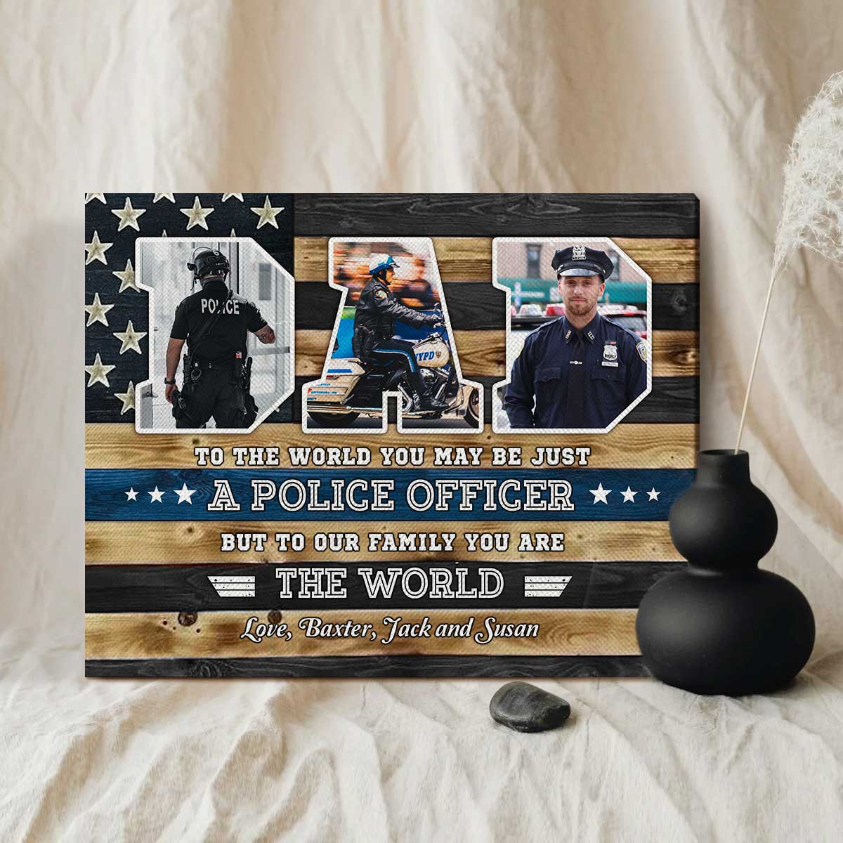 Police Made Canvas