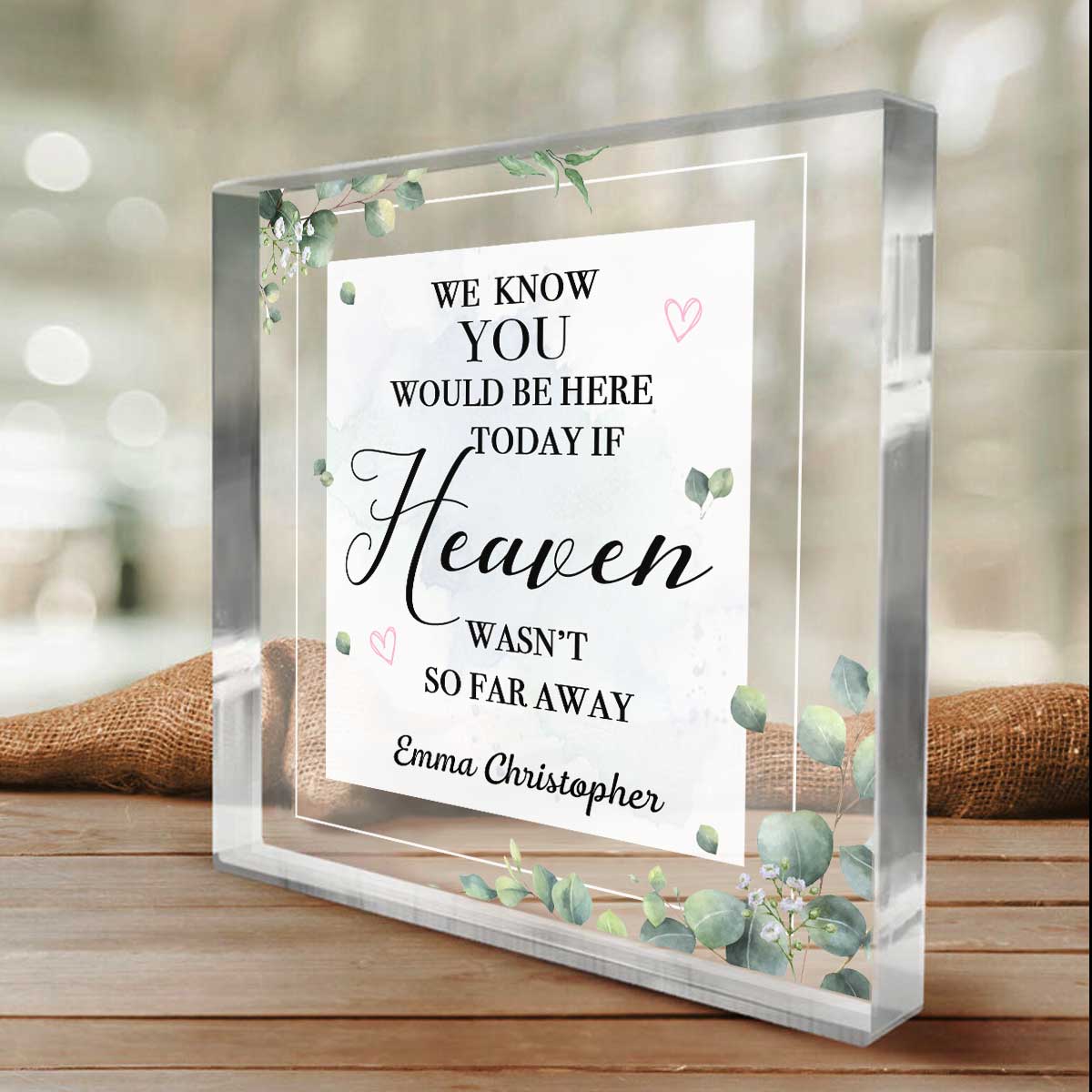 Memorial Frames For Wedding Wedding Table Sign 'In Loving Memory'