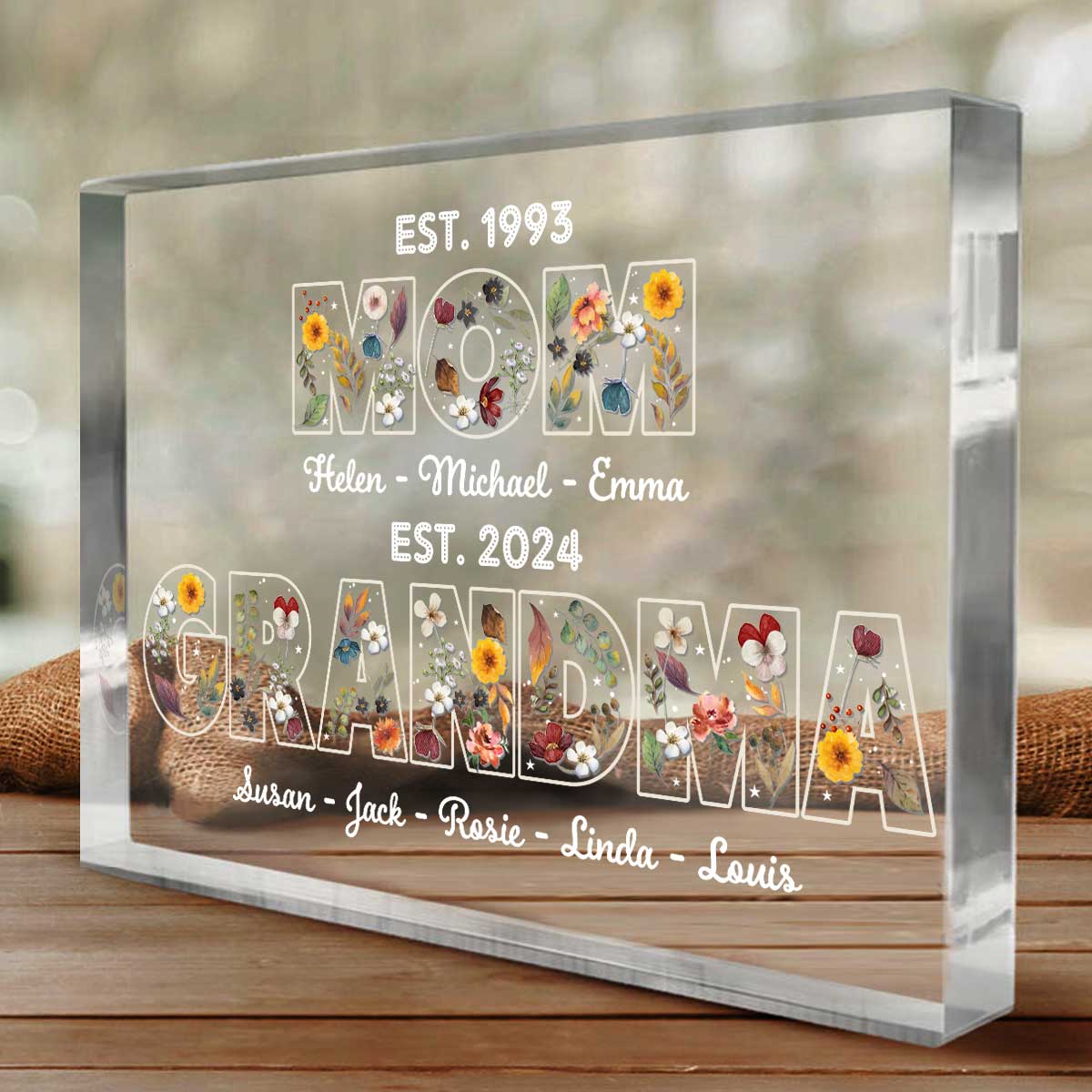 Personalized Acrylic Plaque - Best Personalized Gifts For Everyone