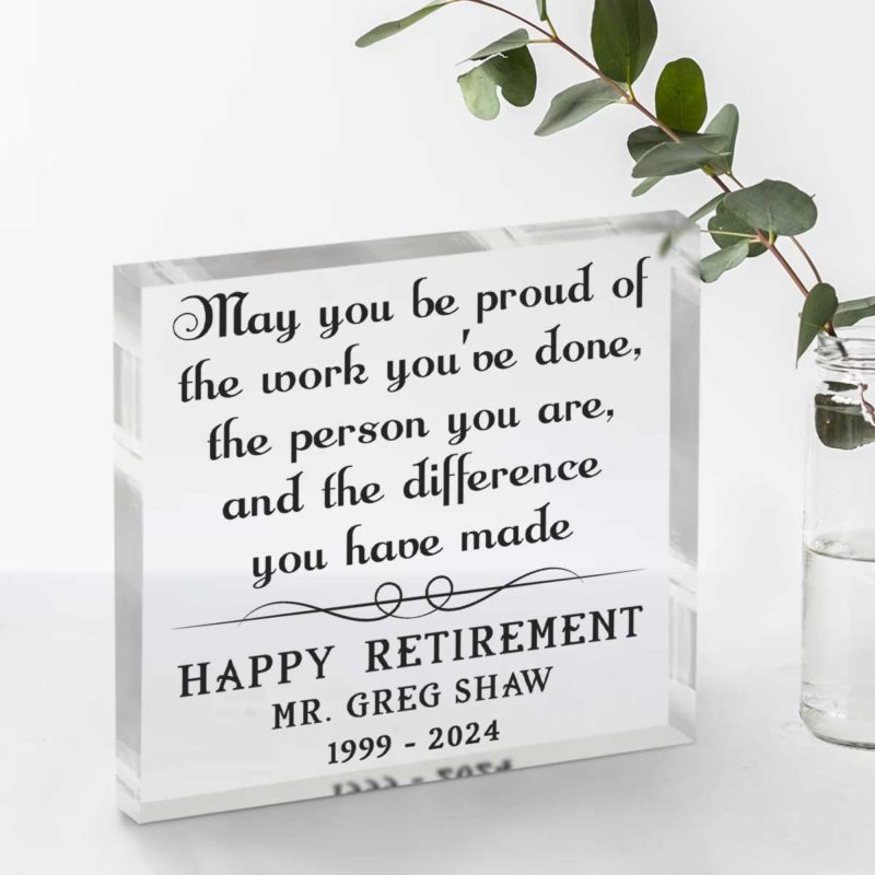 Personalized Retirement Gifts