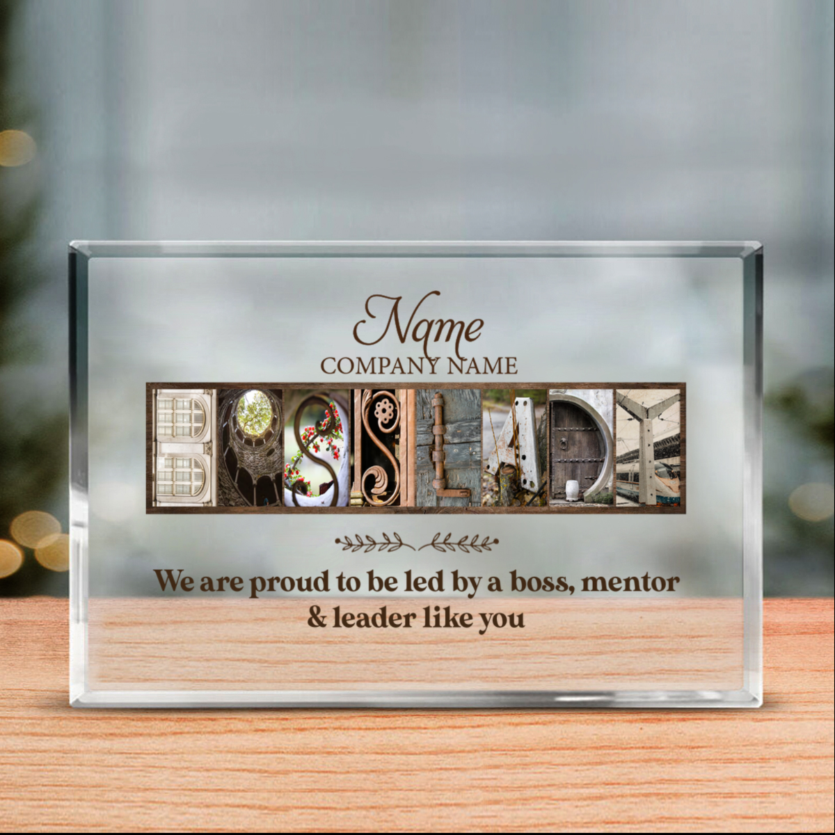 Personalized Boss Lady Acrylic Block, Girl Boss Gifts, Lady Boss Gift ...