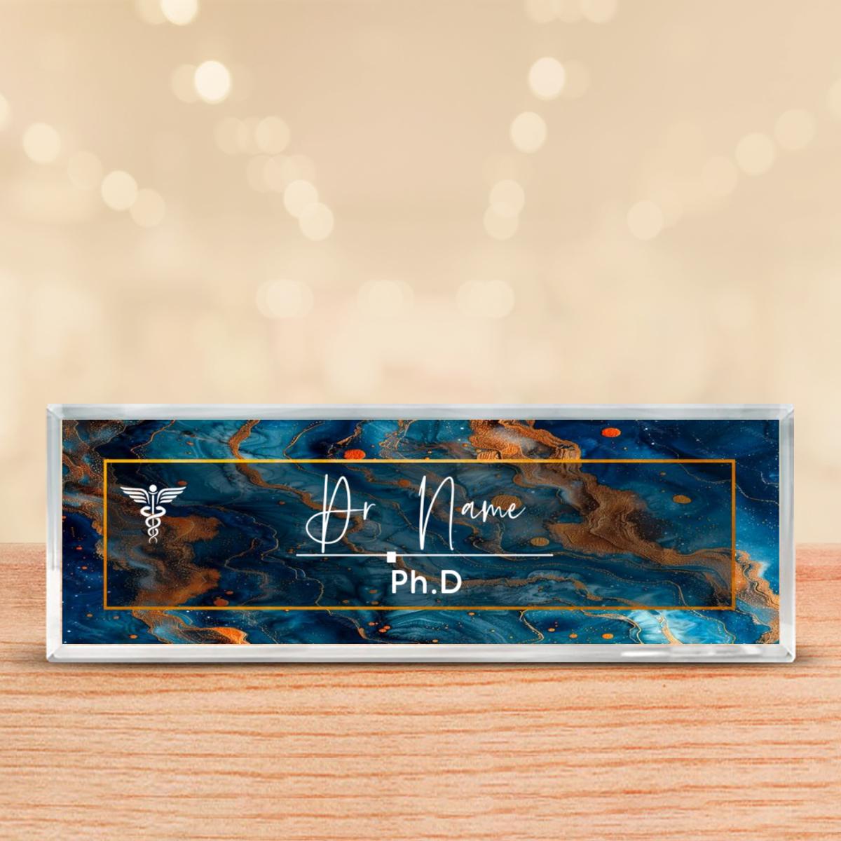 Personalized Doctor Acrylic Desk Name Plate, Desk Name Plate For Doctor ...