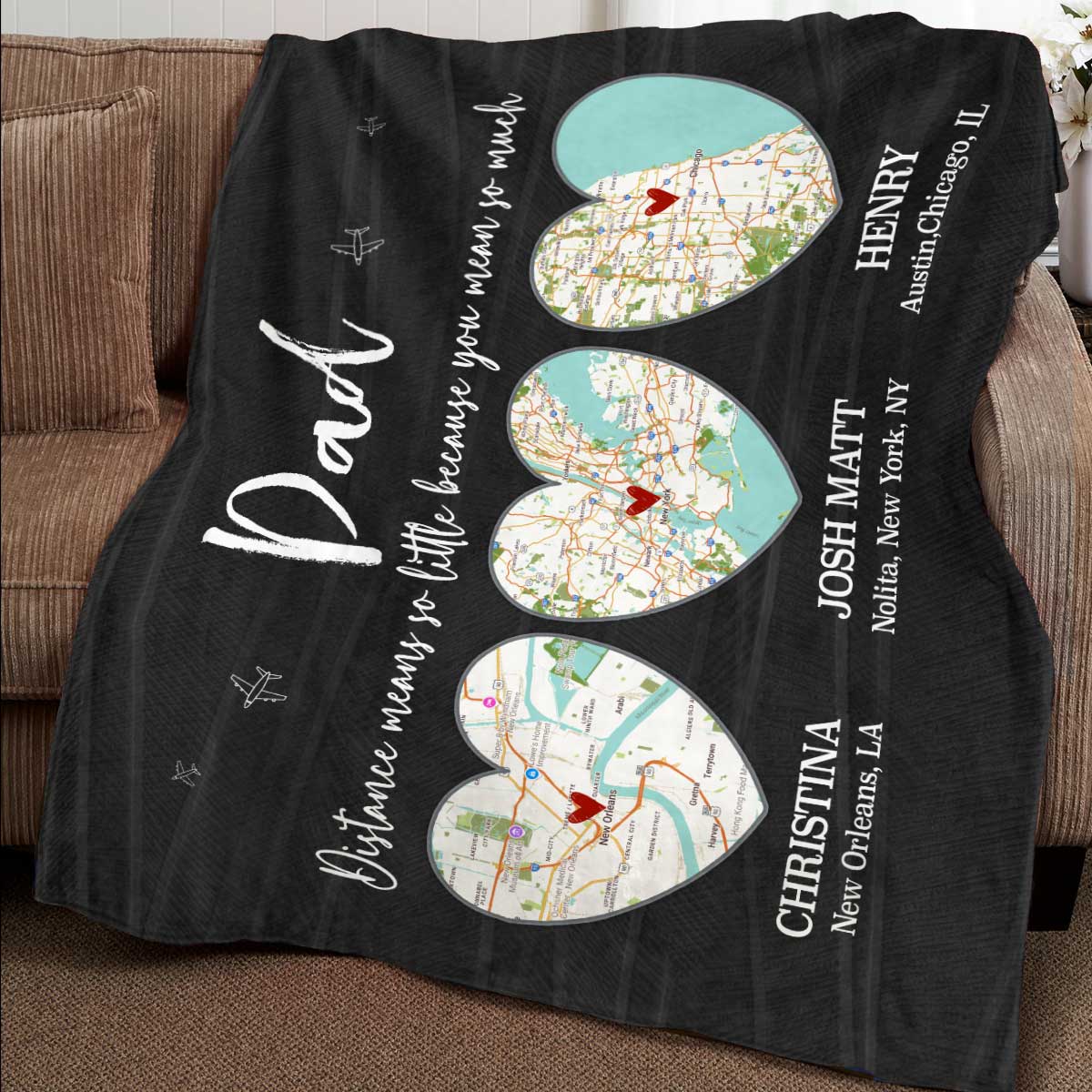 Fathers Day Blankets - Best Personalized Gifts For Everyone