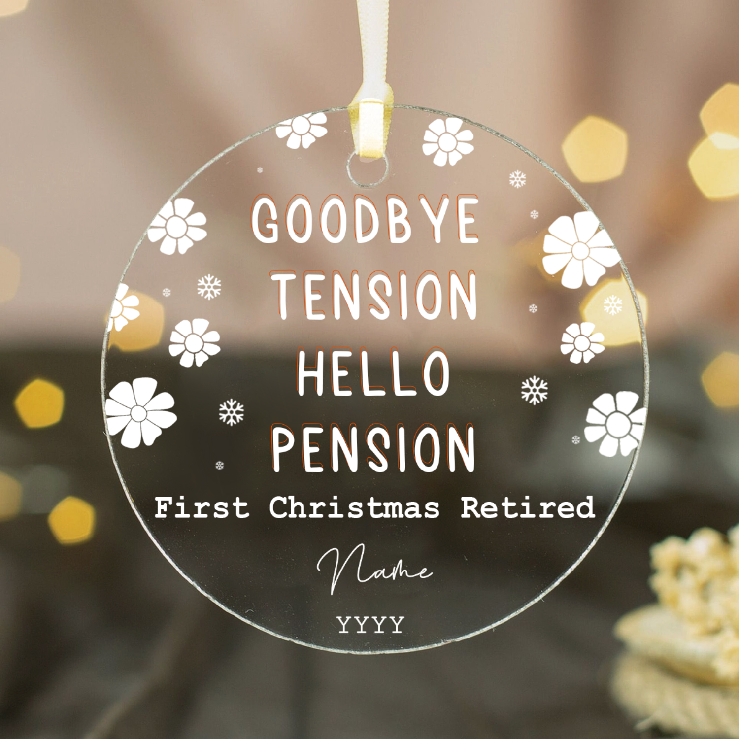 First Christmas Retired Ornament, Christmas Retirement Gift, Gift For ...