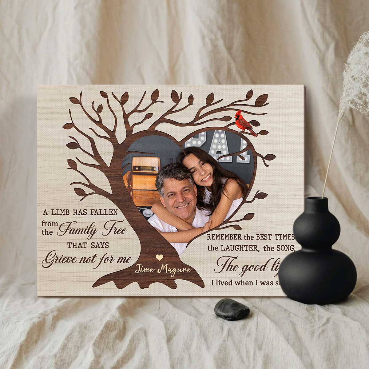 Memorial Canvas - Personalized Memorial Gifts - Benicee Shop