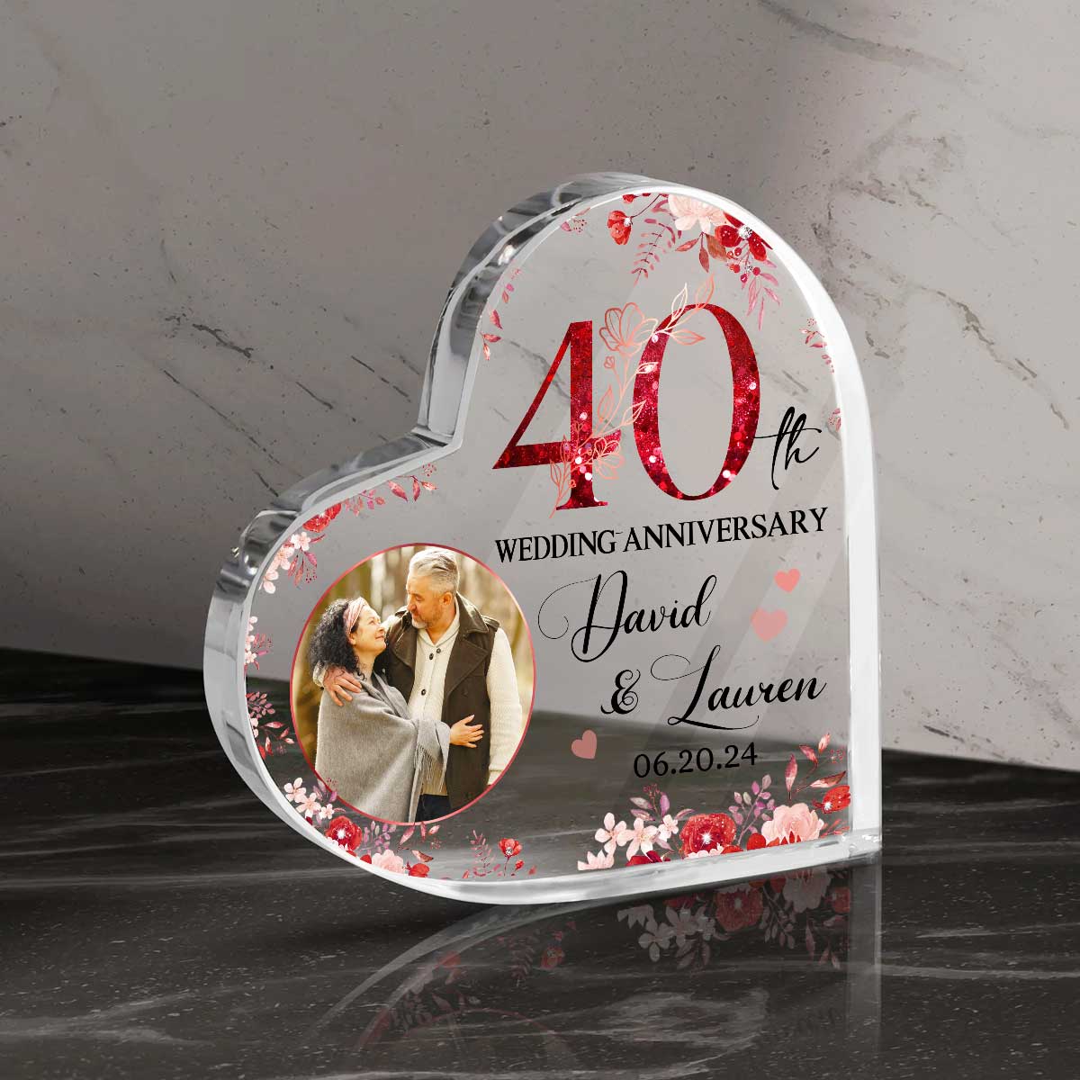 40th Wedding Anniversary Sign Ruby Wedding Anniversary Or Birthday
