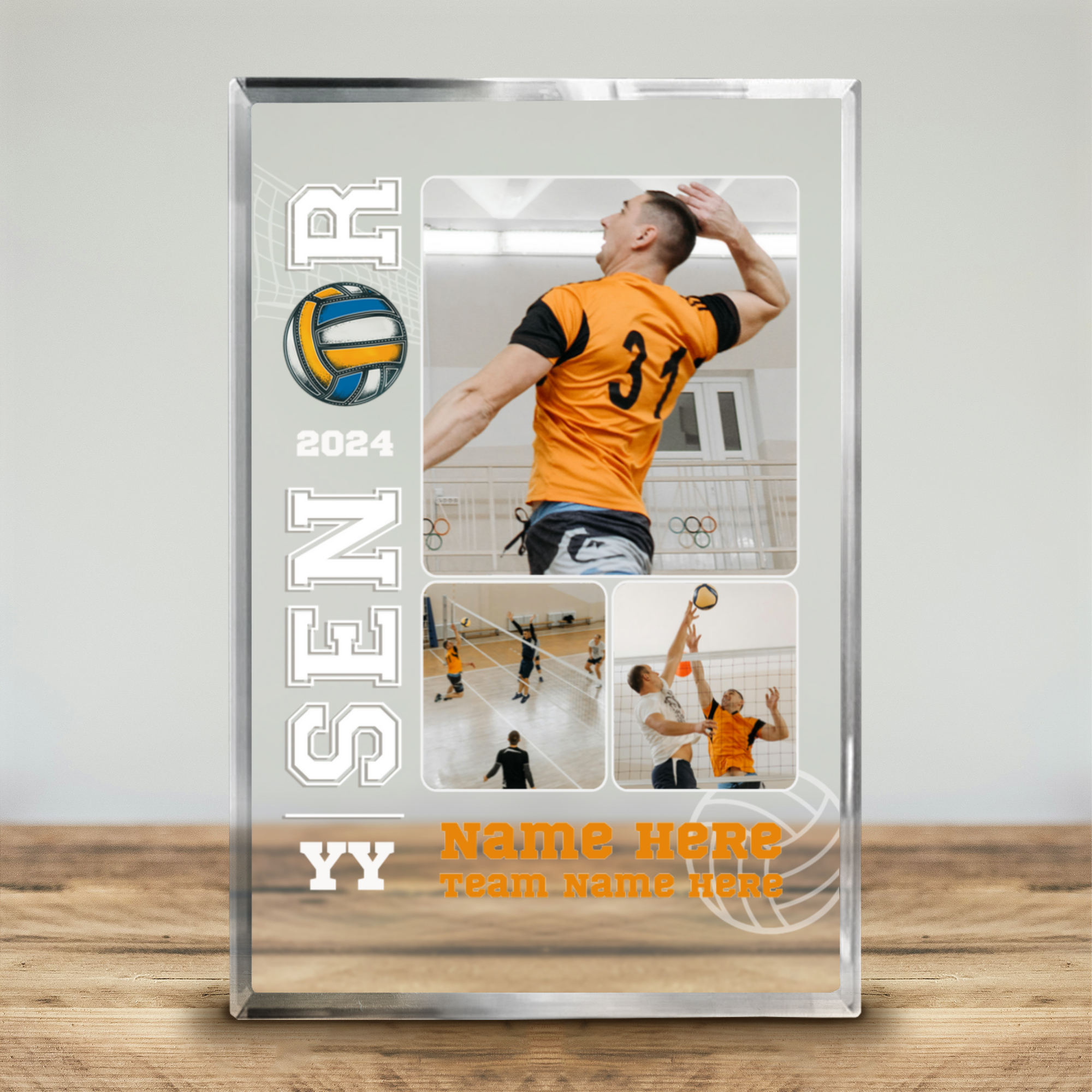 Personalized Senior Volleyball Gifts, Senior Night Volleyball Plaque ...