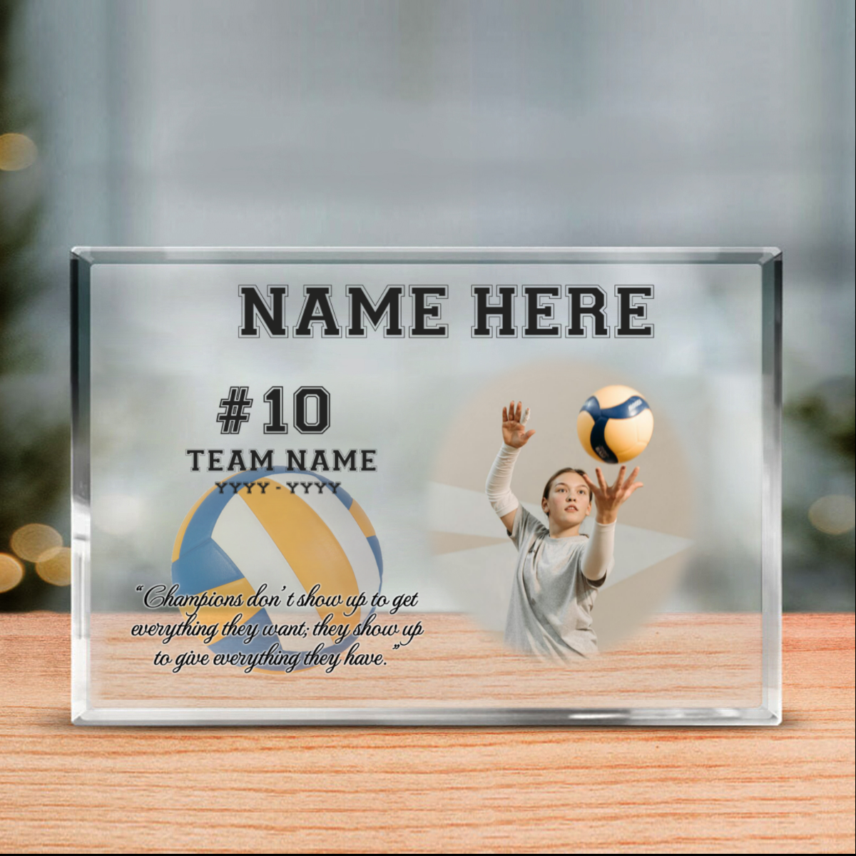 Personalized Volleyball Senior Gifts, Volleyball Player Custom Picture ...