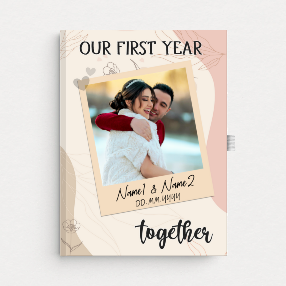 Custom Our First Year Together Journal, Custom Photo Memory Notebook ...
