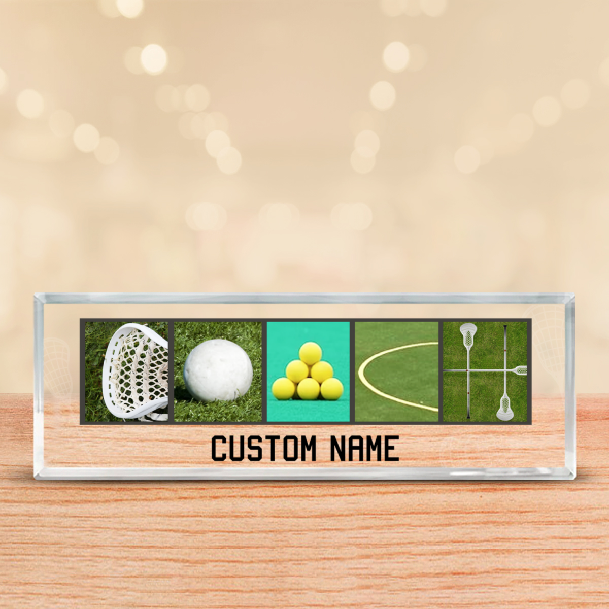 Personalized Lacrosse Coach Desk Plate, Lacrosse Acrylic Plaques For ...