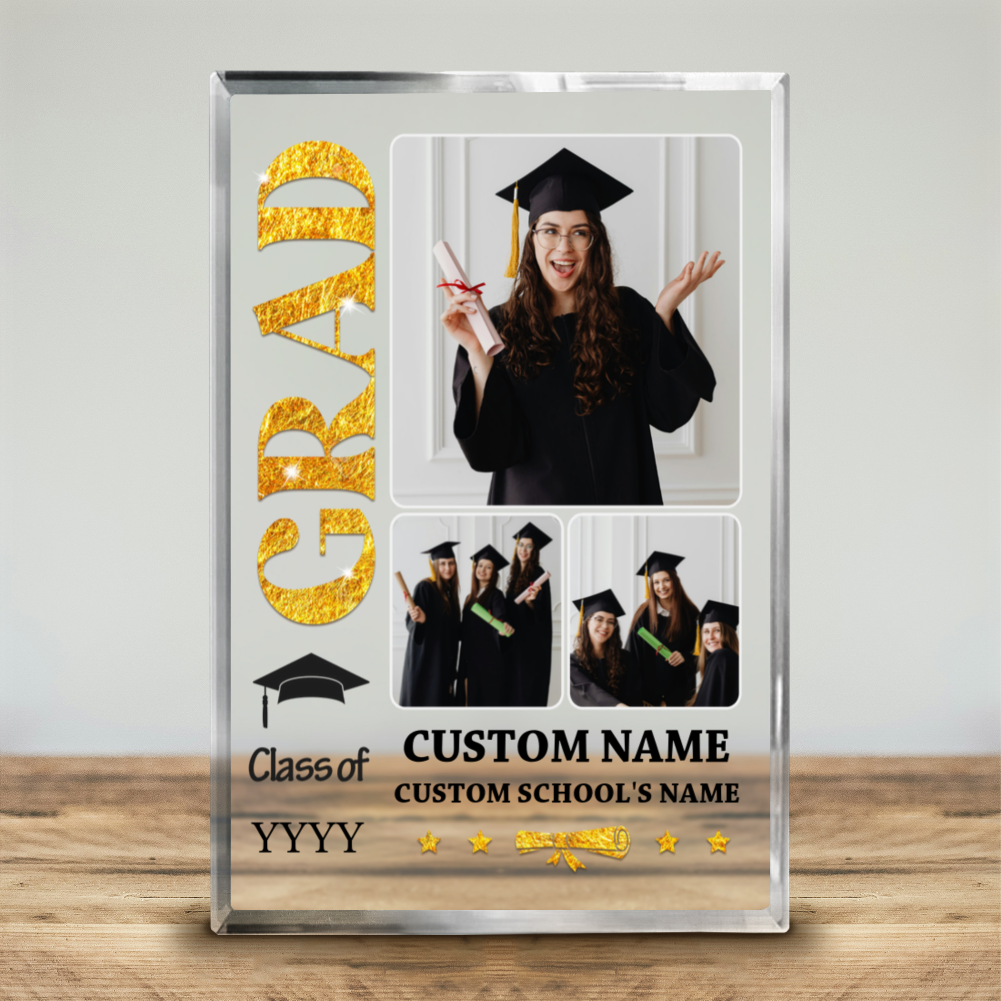 Personalized Graduation Photo Acrylic Plaque, Graduation Keepsake Gifts ...
