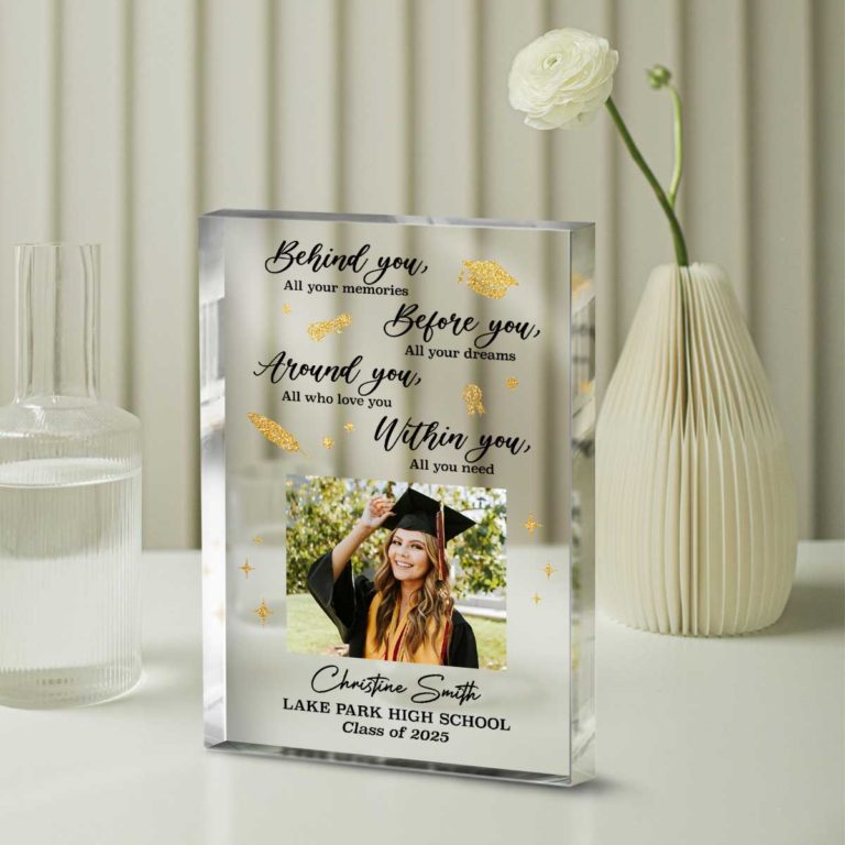 Personalized Graduation Acrylic Block With Picture, Custom Graduate ...