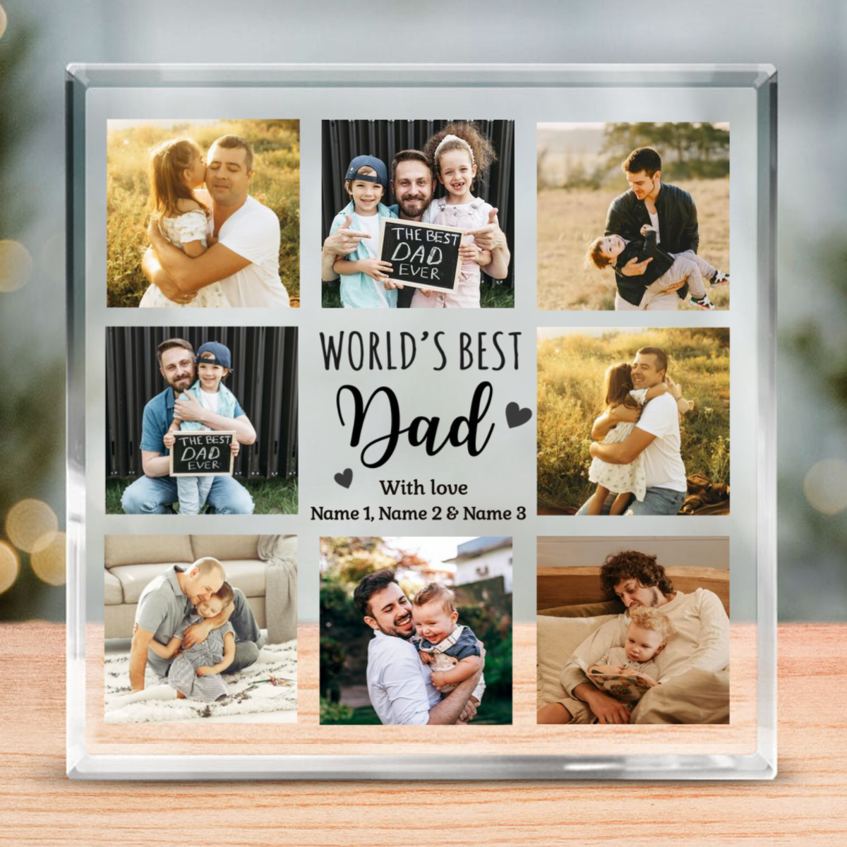Personalized Dad Christmas Gifts, Photo Keepsake For Dad, Dad Gifts For ...