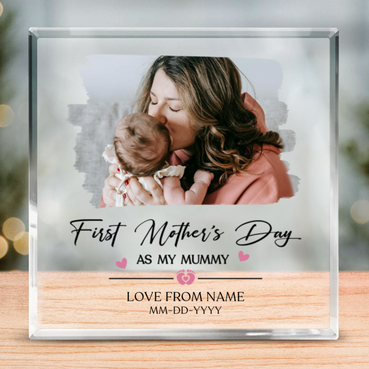 First Mothers Day Photo Gift, Mothers Day Gift For New Mummy, Acrylic ...