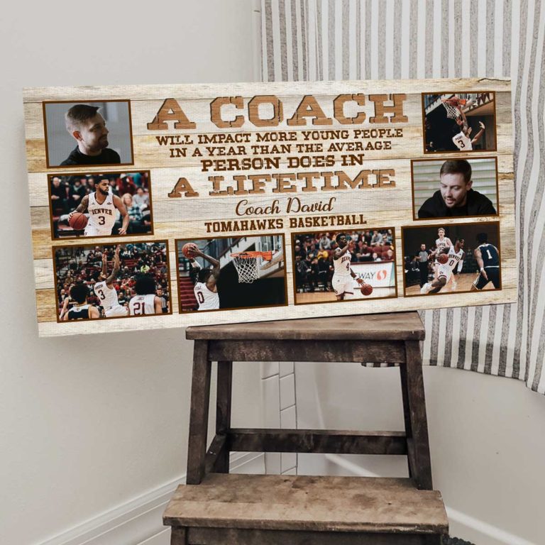 Personalized Coach Gifts, Coach Photo Collage Canvas, End Of Season ...