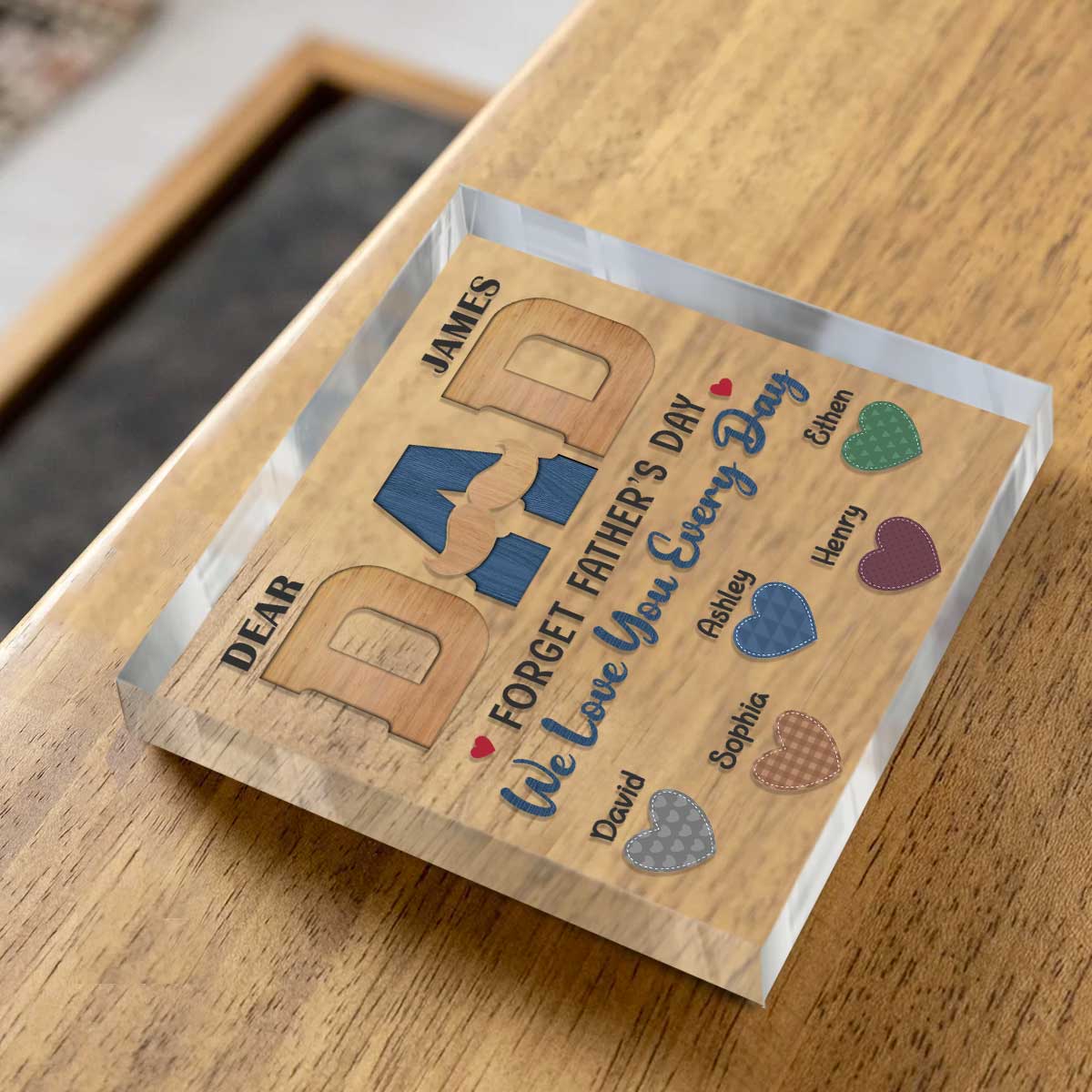 Dad Acrylic Plaque - Best Personalized Gifts For Everyone