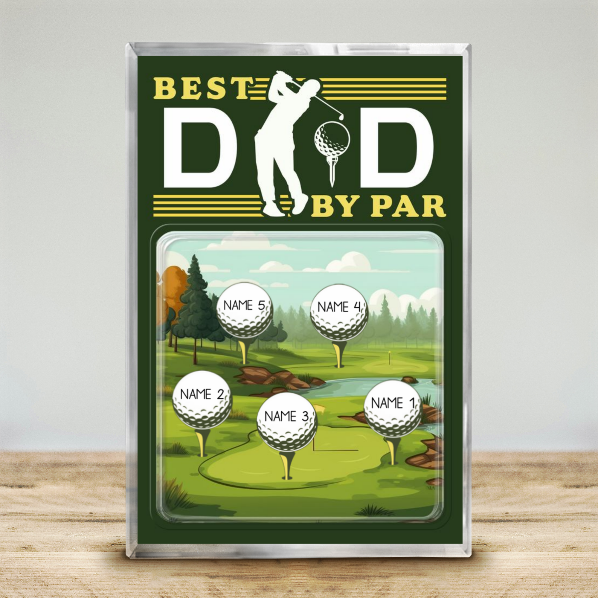 Father's Day Golf Gifts, Golf Gifts For Dad, Best Dad By Par Acrylic ...