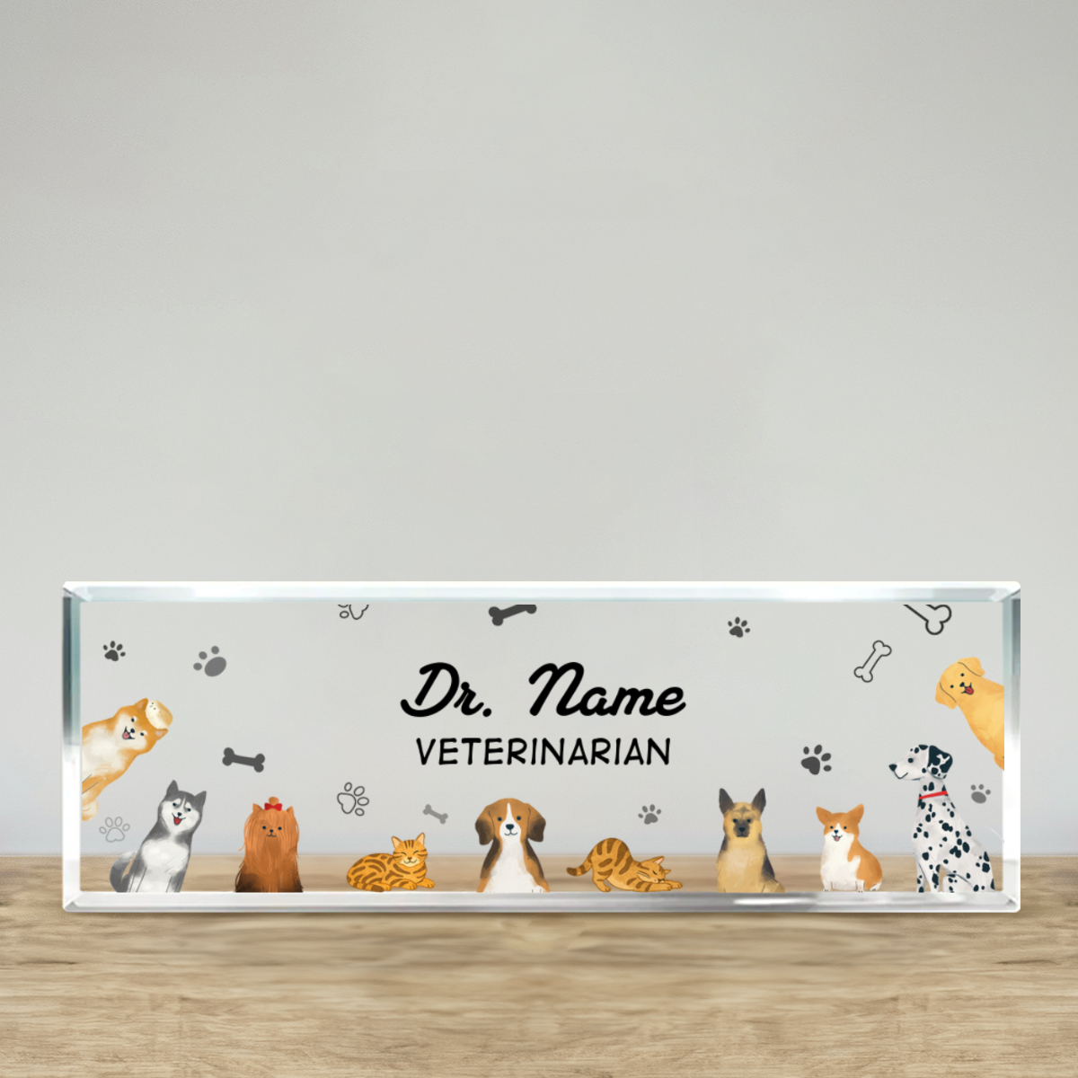 Veterinarian Desk Name Plate, Veterinary College Graduation Gift, Gifts ...