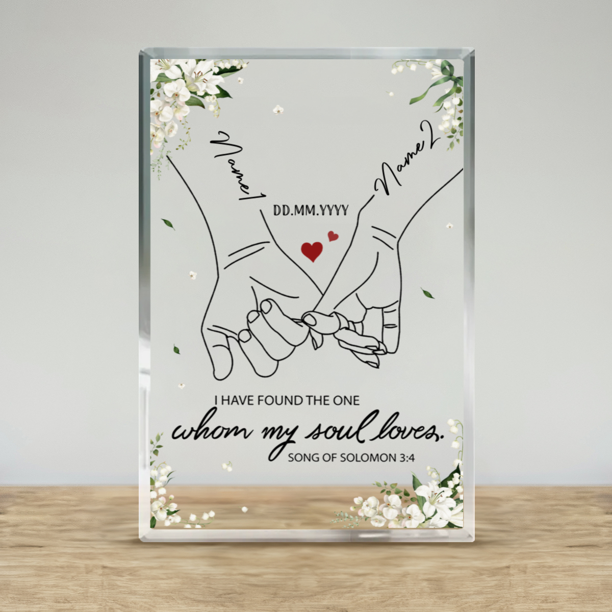 Personalized Wedding Plaque, Newly Married Couple Gift, Wedding ...