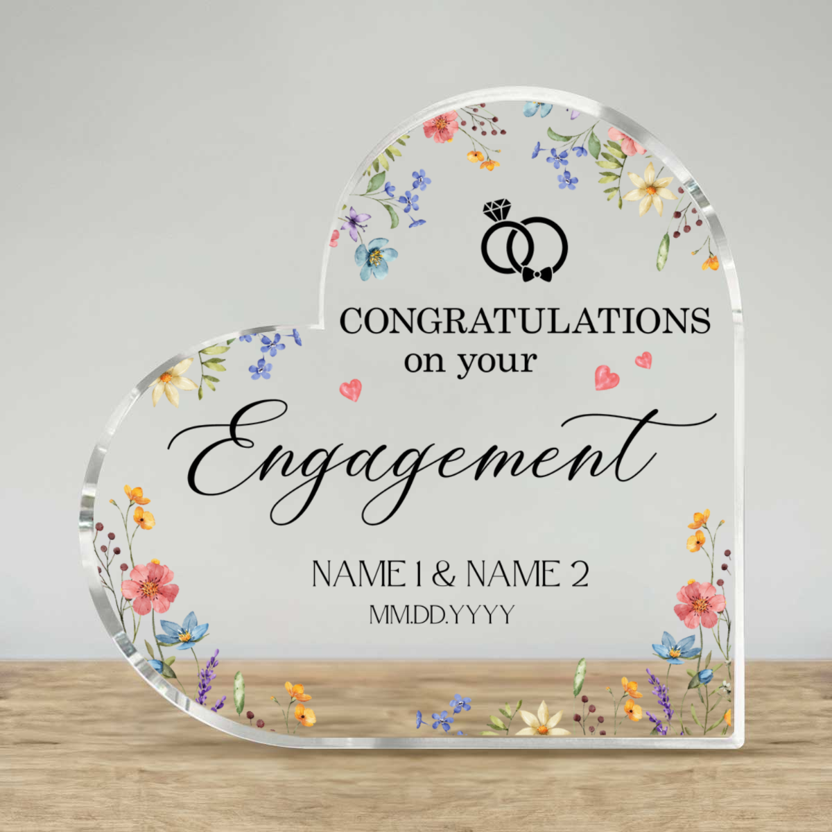 Personalized Engagement Gift, Congratulations Engaged Gift, Engagement ...