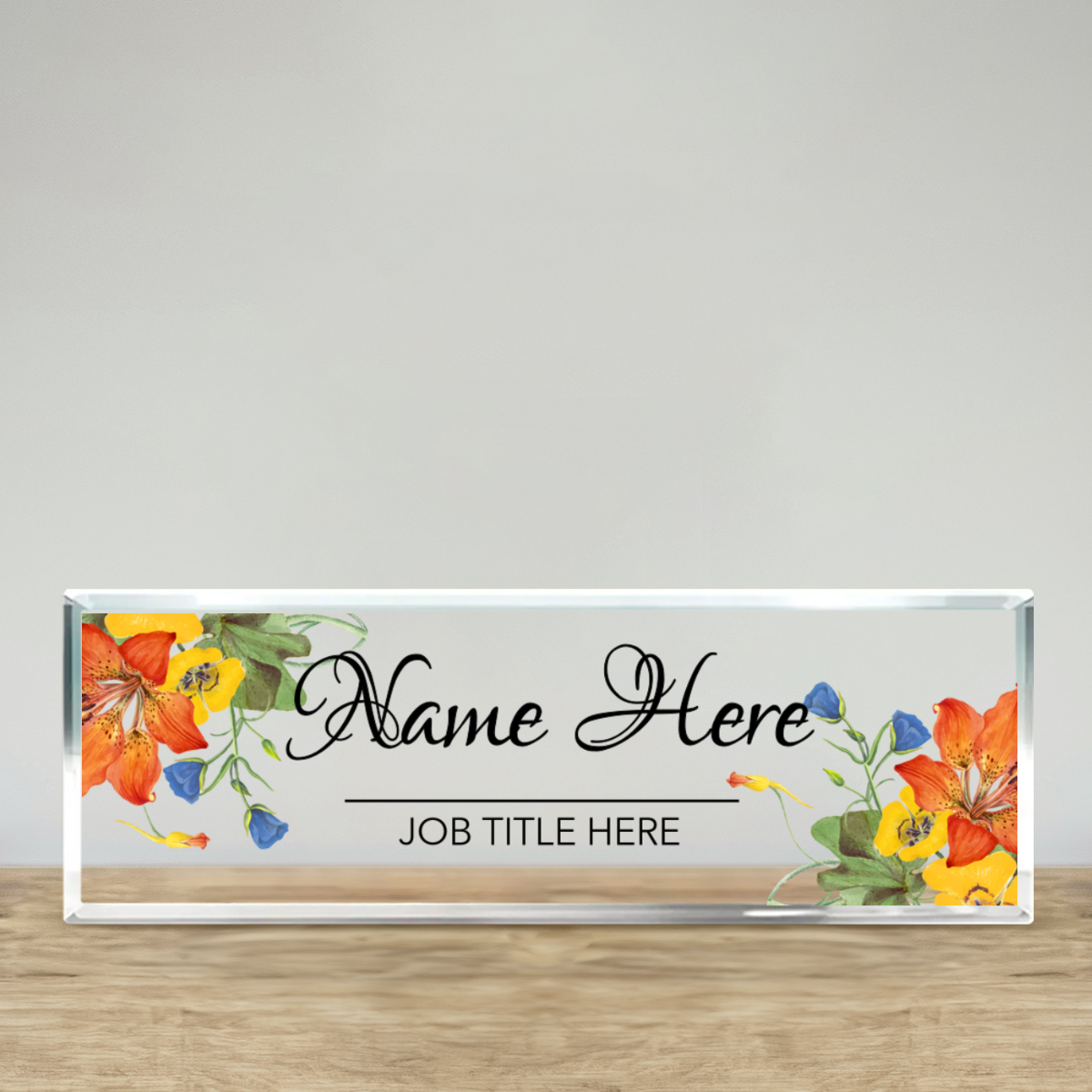 Desk Plaque, Custom Name Plate For Desk, Personalized Name Sign Acrylic ...