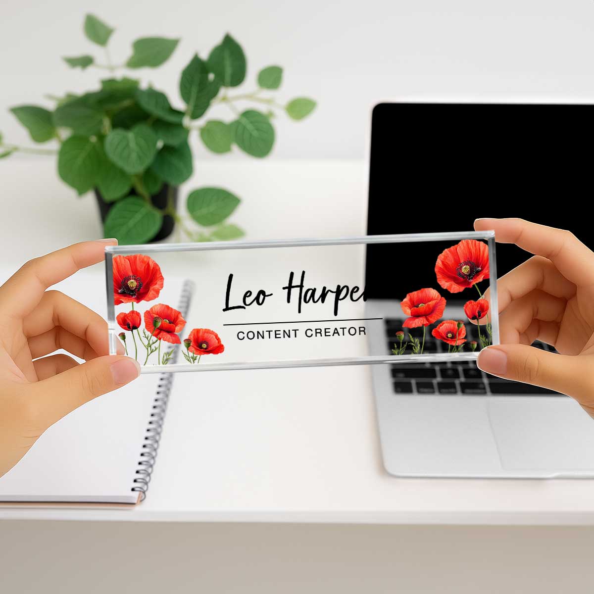 Personalized Acrylic Desk Plaque - Best Personalized Gifts For Everyone
