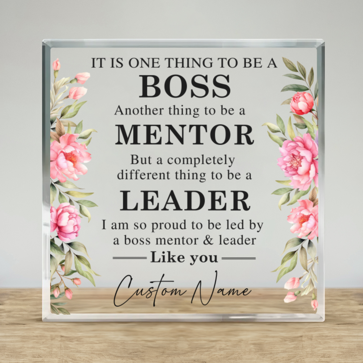 Personalized Boss Lady Christmas Gift, Mentor Leader Appreciation ...