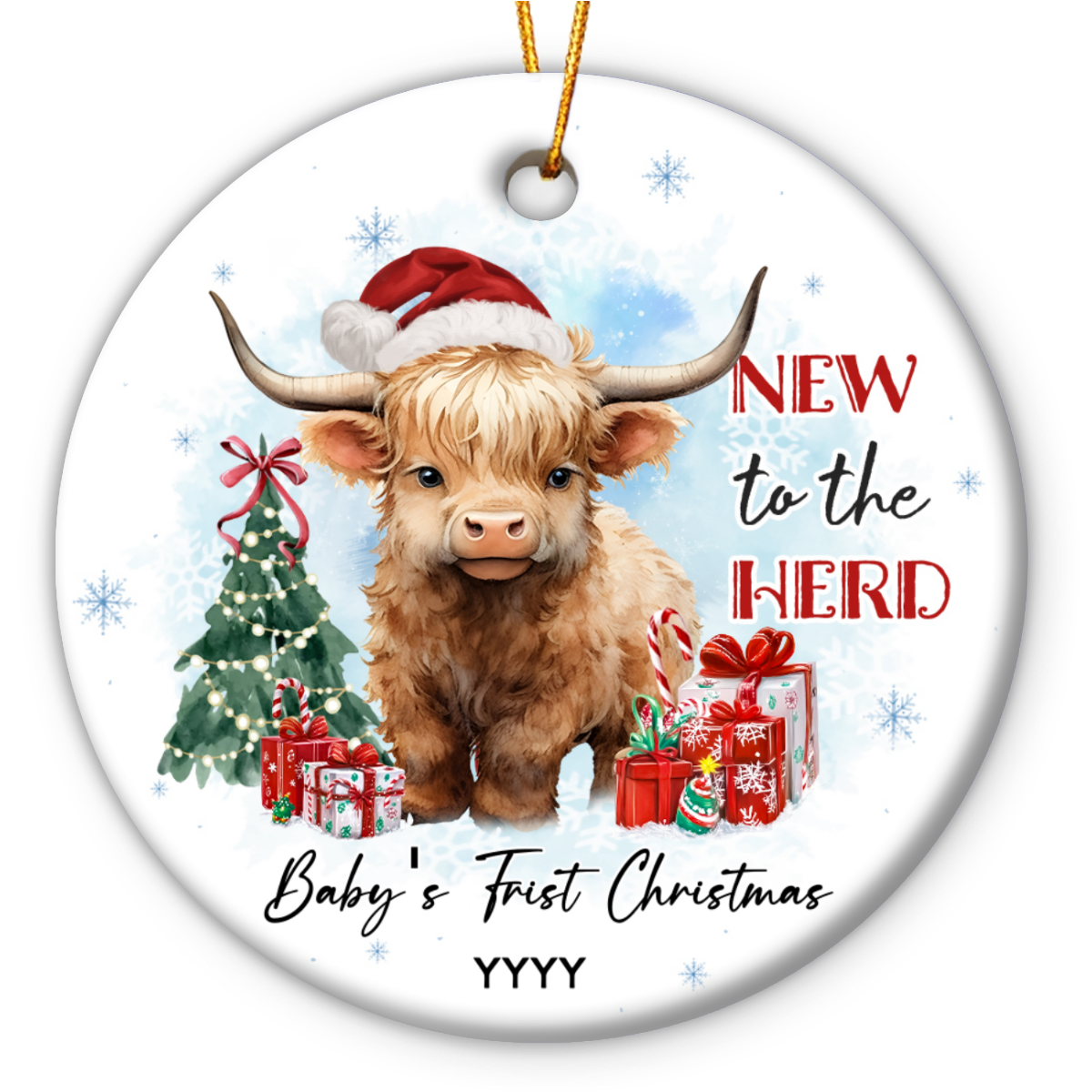 Custom Baby's First Christmas Ornament 2026, Baby 1st Christmas ...