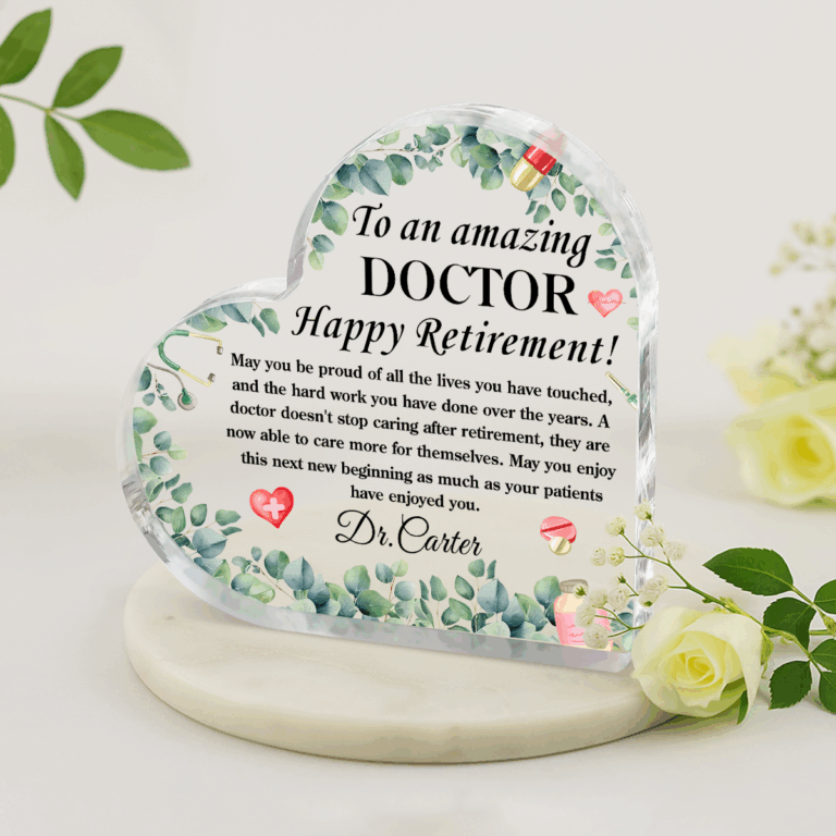 Custom Doctor Happy Retirement Plaque – Personalized Retirement Gift ...