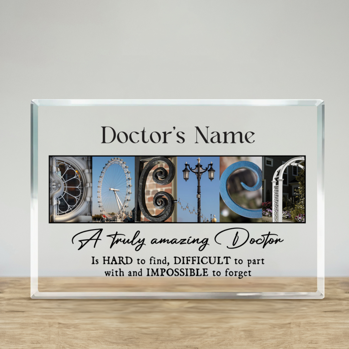 Personalized Doctor Acrylic Plaque – Custom Name Gift For Doctor ...